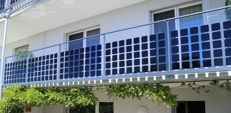 PV-Module für Solar Balkongeländer - ertex solar