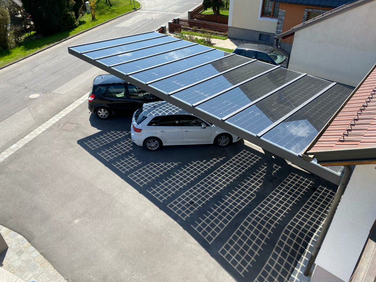 Carport Elektro Göbl - ertex solar