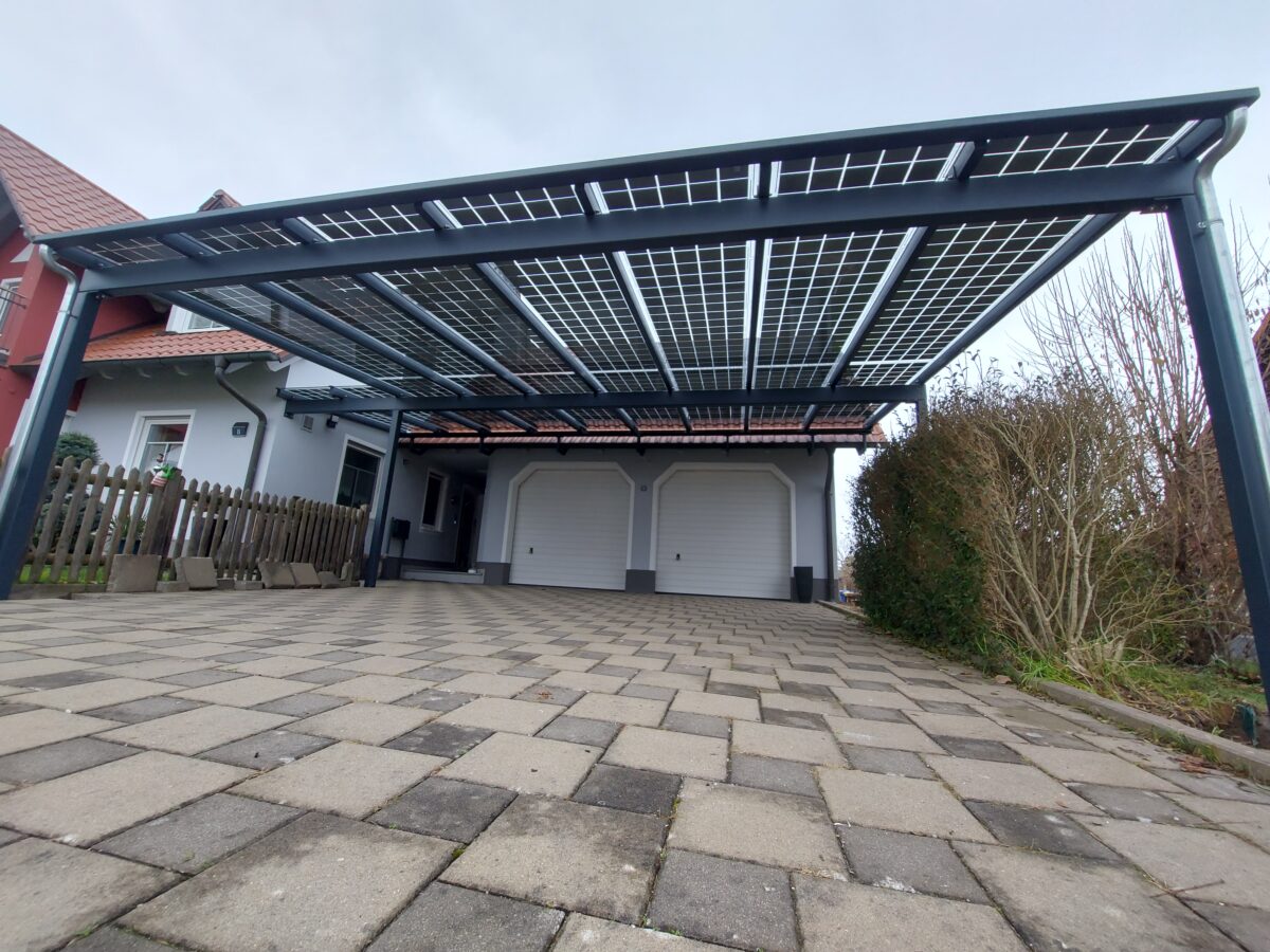 Carport Assmuss Metallbau - ertex solar
